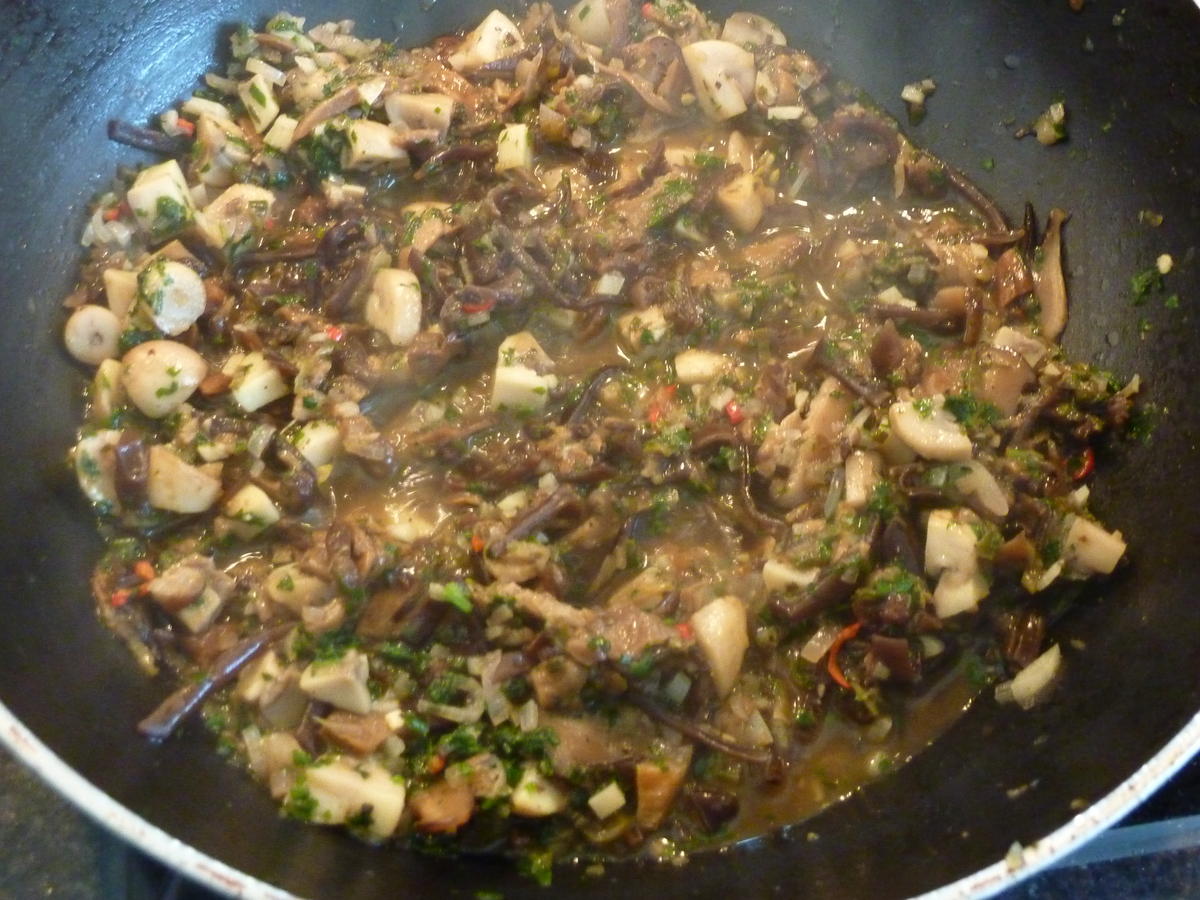 Truthahnbrust mit gemischte Pilze Füllung - einfach - von kuchentiger