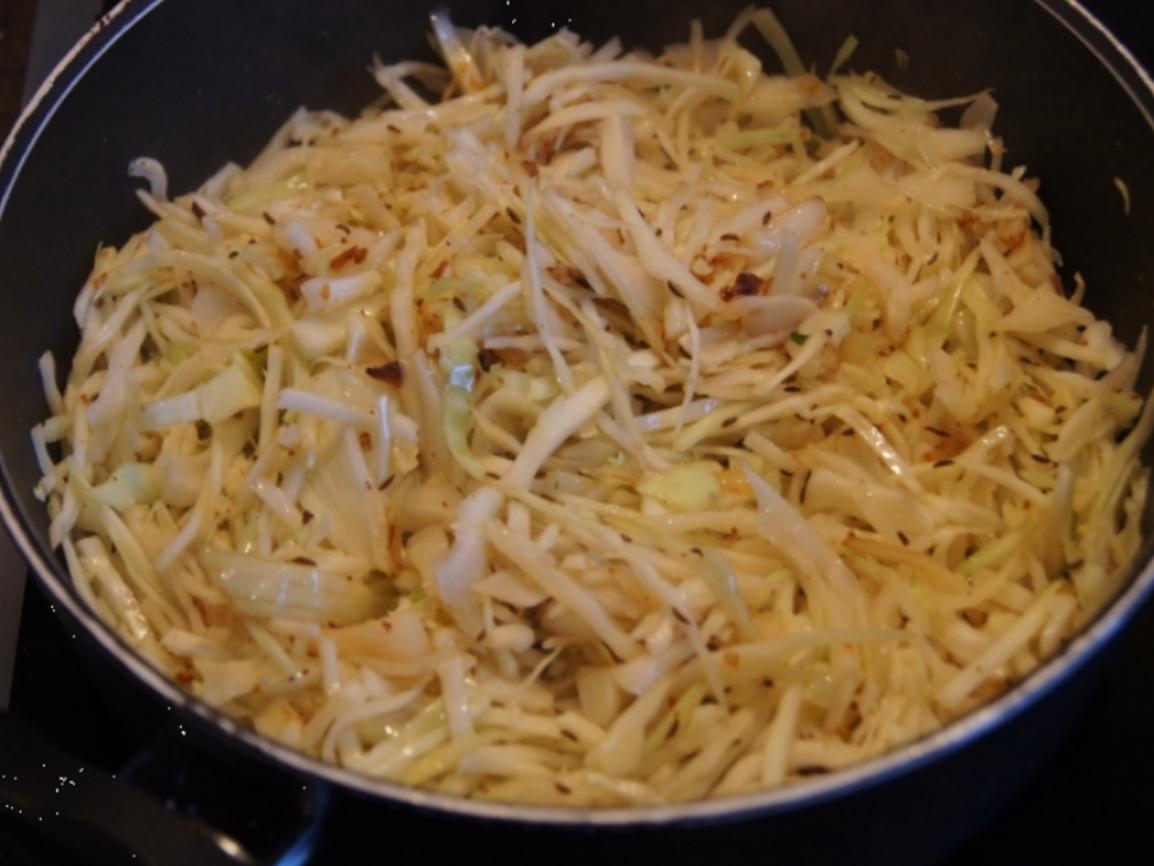 Gedünstetes Weißkraut - Rezept mit Bild