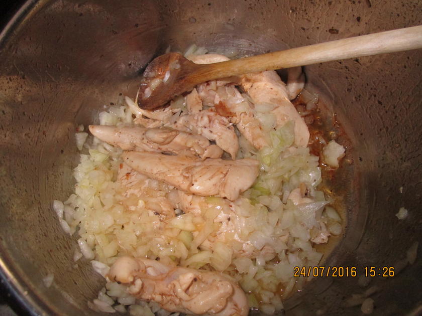 Kotopoulo kokinisto ein Gruß aus Griechenland - einfach - von federkiel