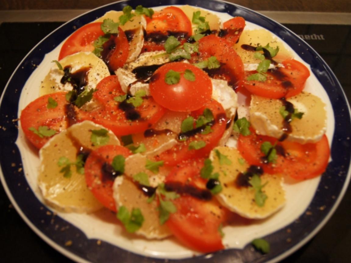 Tomaten Bauern Handkäse Teller - einfach - von MausVoh