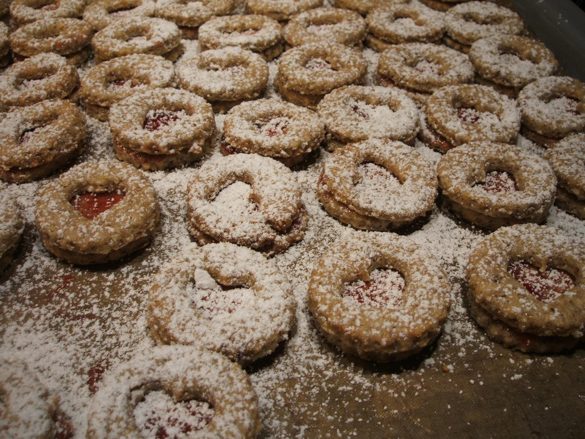 Plätzchen: Linzer Spitzbuben - Rezept mit Bild