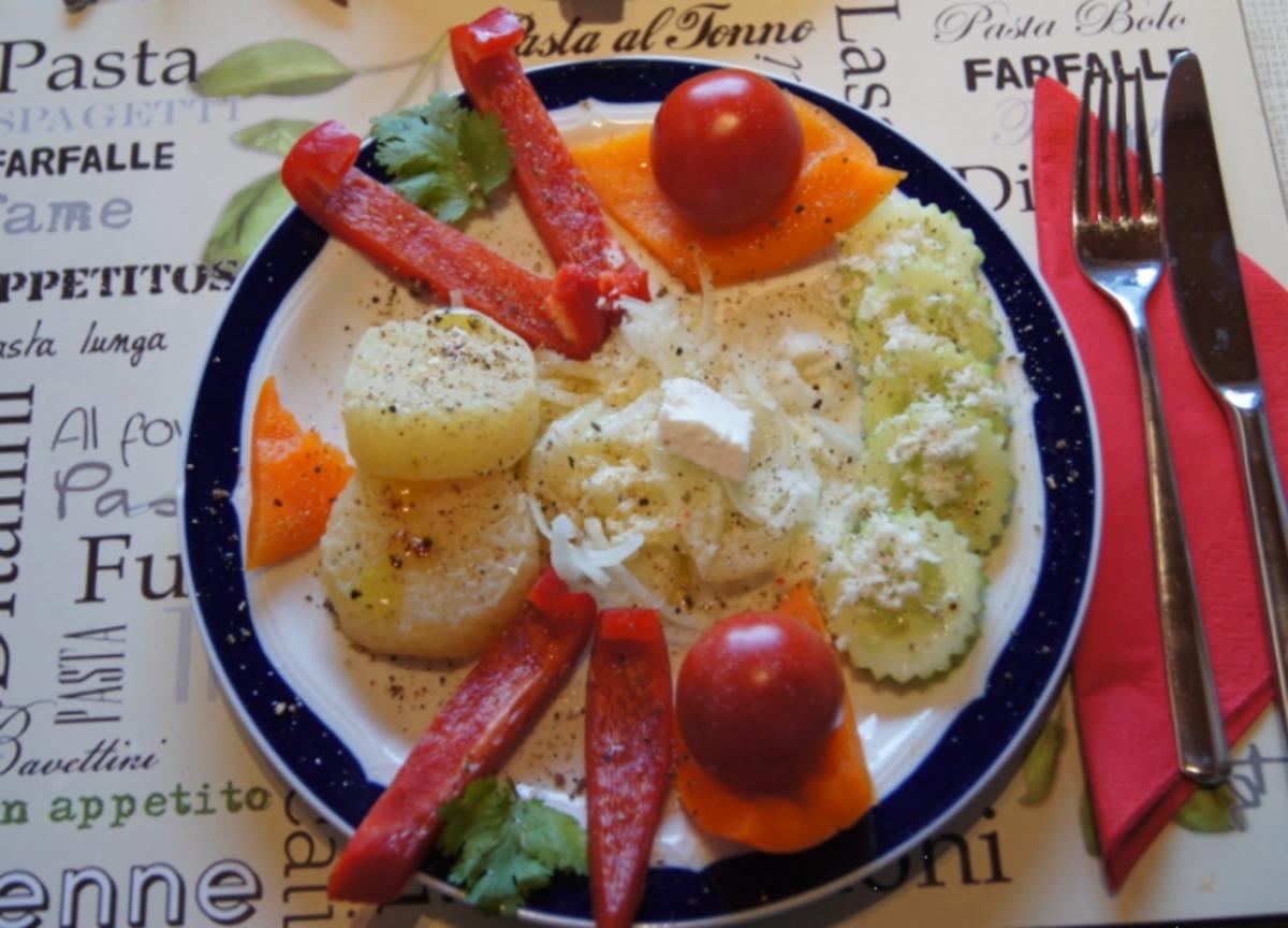 Bunt angemachter Harzer Käse - Rezept mit Bild - kochbar.de