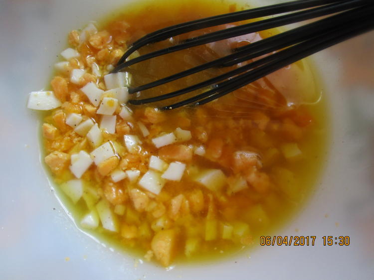 Gebratener Rotbarsch auf Kohlrabi mit Schnittlauch Vinaigrette und ...