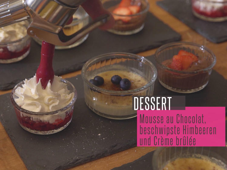 Trilogie vom Dessert - einfach - von Das perfekte Dinner
