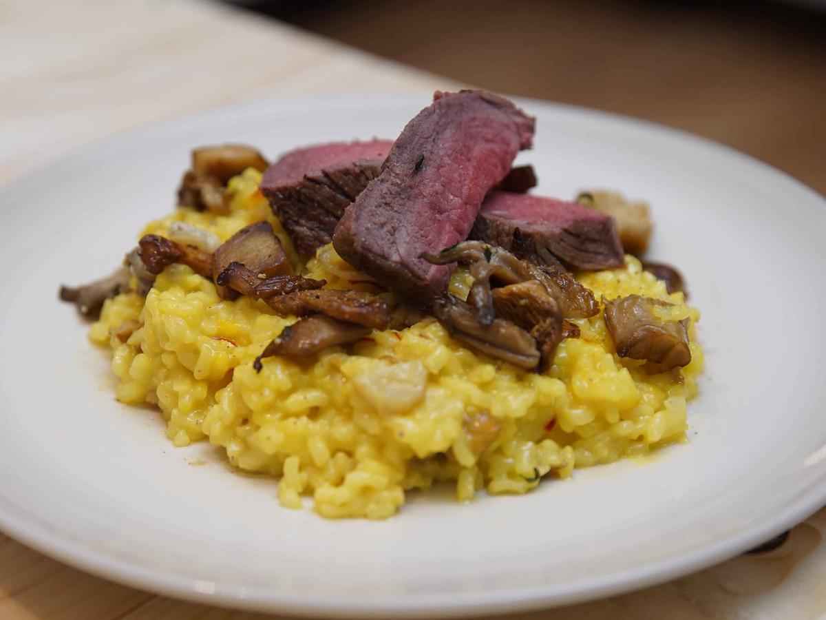 Safran Risotto mit Rinderhüftsteak - einfach - von Das perfekte Dinner