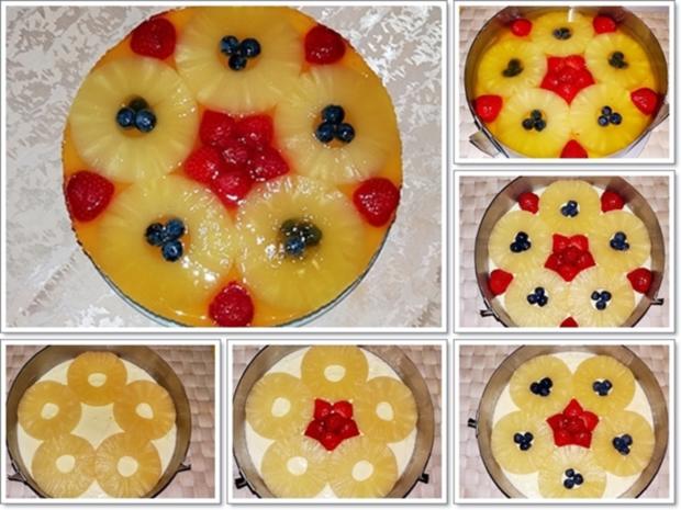 Obsttorte mit Quark-Puddingcreme-Füllung - Rezept - kochbar.de