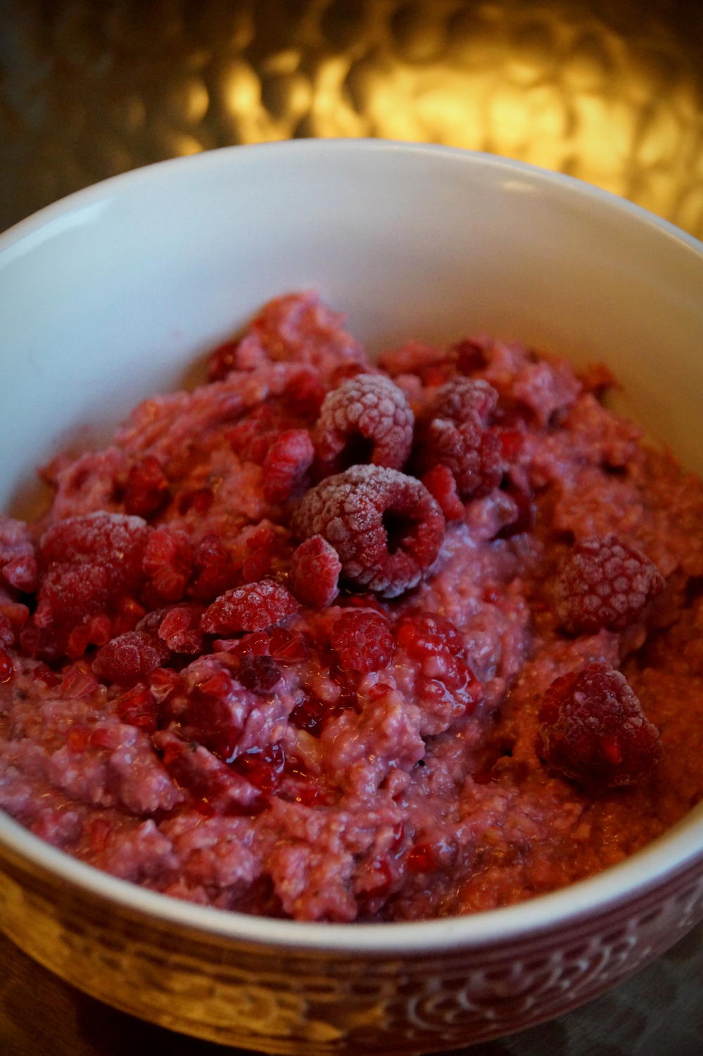 Frühstück: Himbeer-Porridge - Rezept mit Bild - kochbar.de