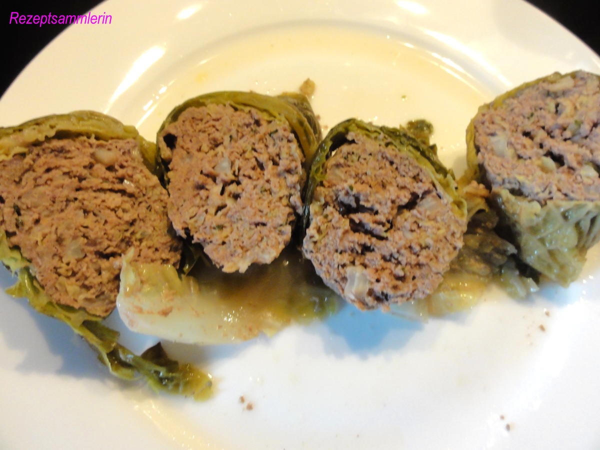 Gemüse: WIRSINGKOHL ~ ROULADEN - Rezept - kochbar.de