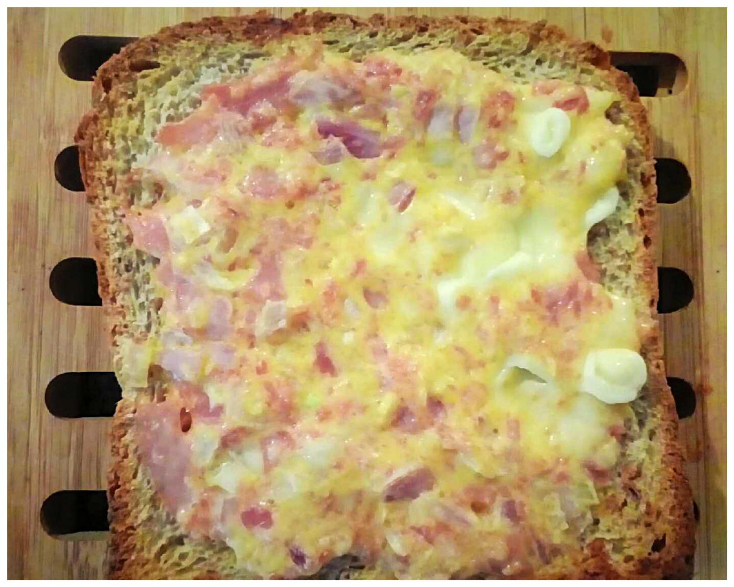 Überbackene Toastscheibe - Rezept mit Bild - kochbar.de