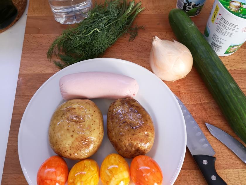 Kalte Okroshka russische Suppe für den Sommer - schnell & einfach - von ...