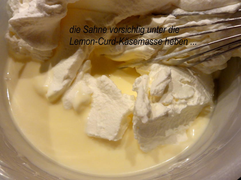 Biskuit: LEMON ~ CURD ~ KÄSESAHNE - einfach - von Rezeptsammlerin