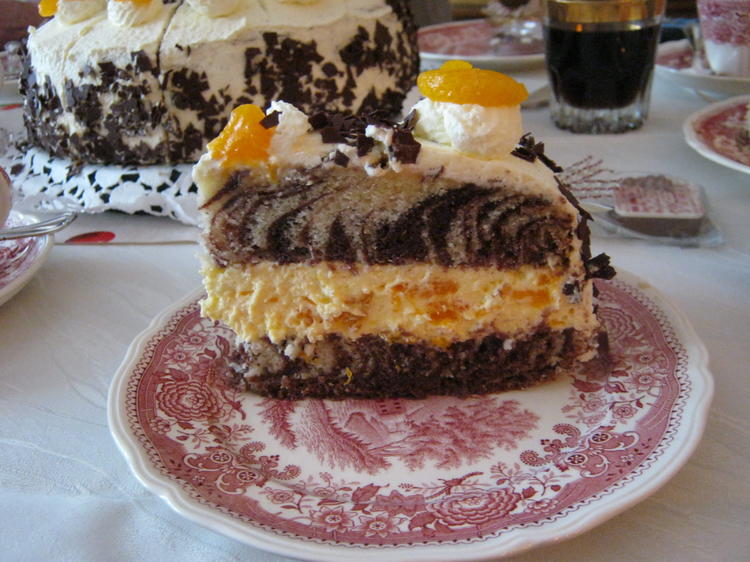 Zebra~Torte - einfach - von Goldminer