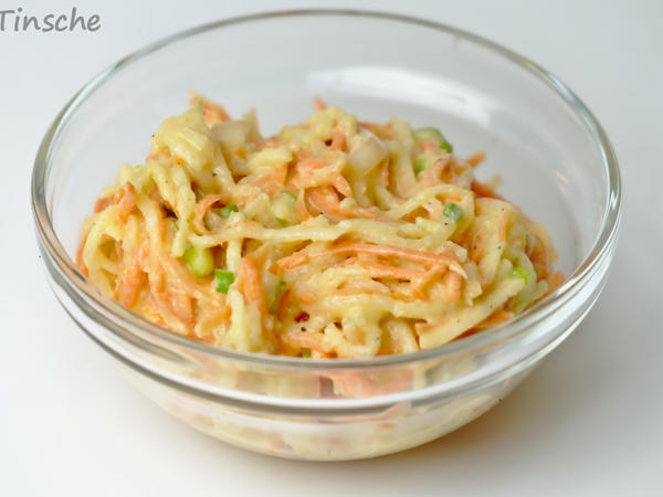 Farmersalat Karotten-Sellerie-Salat - Rezept mit Bild