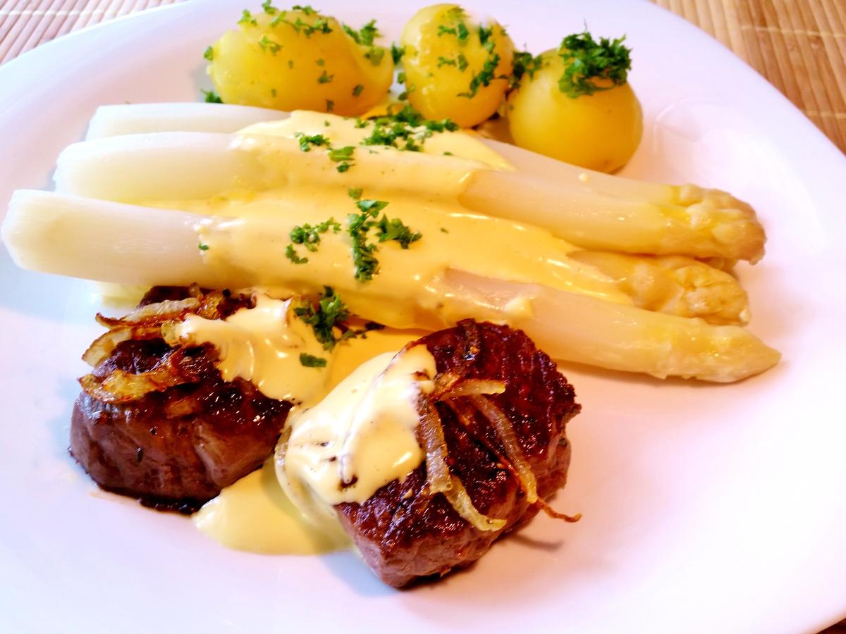 Spargel mit Soße Hollandaise - einfach - von mimi