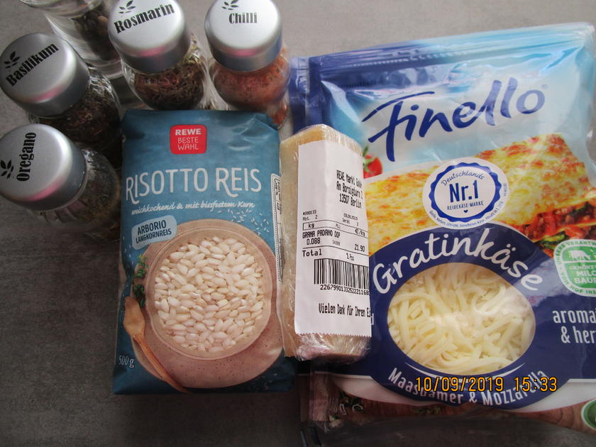 Auflauf mit Gehacktem, Tomaten, Zucchini und Reis - einfach - von federkiel