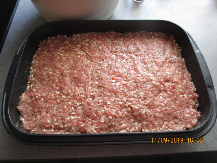 Auflauf mit Gehacktem, Tomaten, Zucchini und Reis - einfach - von federkiel