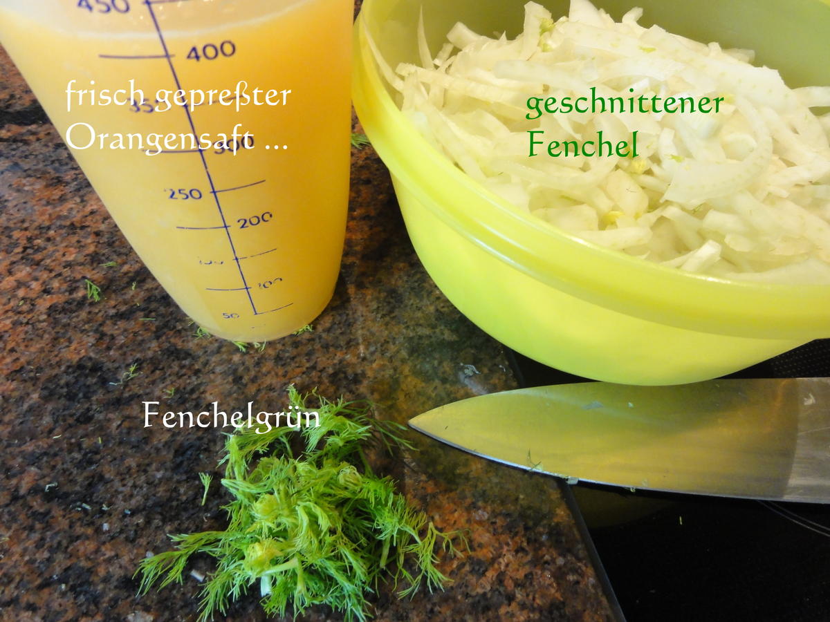 Fisch: SKREI ~ FILET Winterkabeljau auf FENCHELSALAT - einfach - von ...