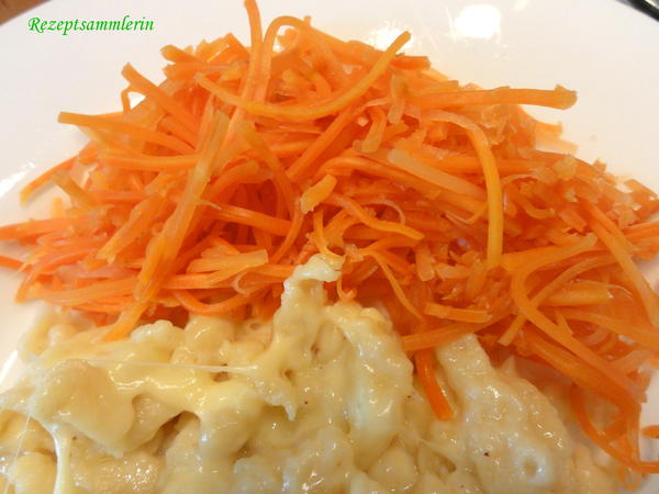 Pasta: KÄSE ~ KNÖPFLE und Salat - einfach - von Rezeptsammlerin