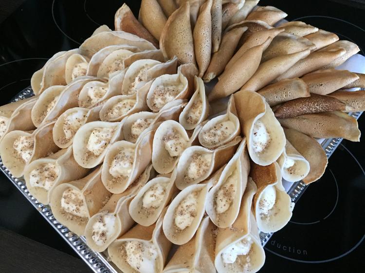 Atayef mit Ashta Cremefüllung und Walnüssen - von KatyEl