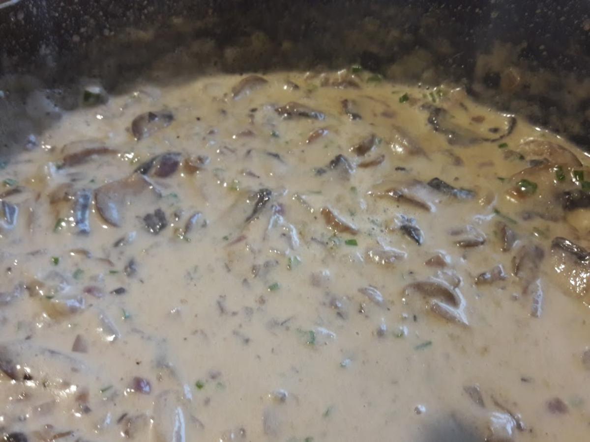 Rahm Champignons mit Gnocchi - schnell & einfach - von loewe_bs