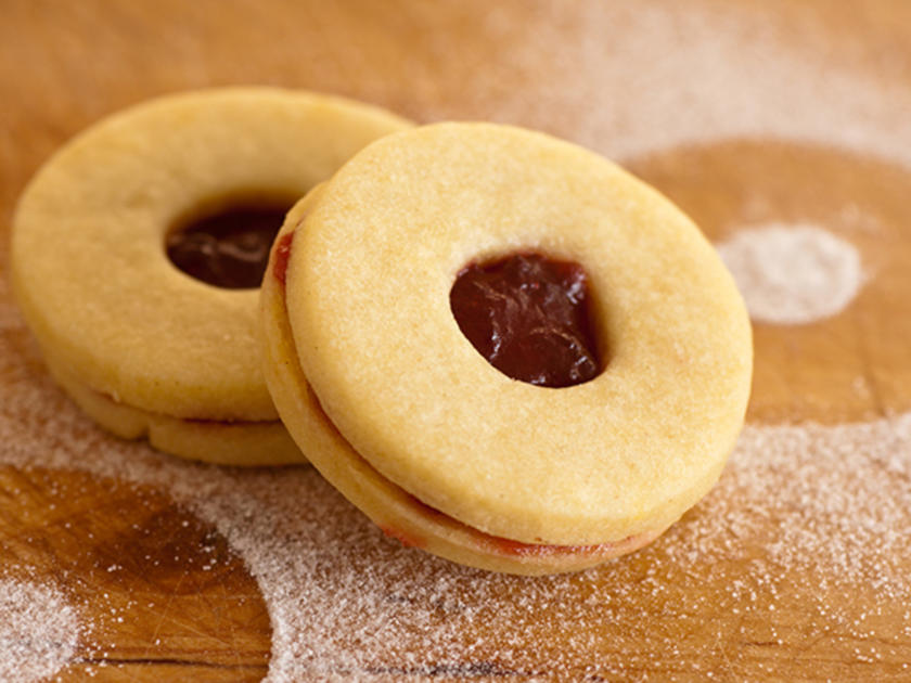 Vegane Spitzbuben, mit oder ohne Mandel