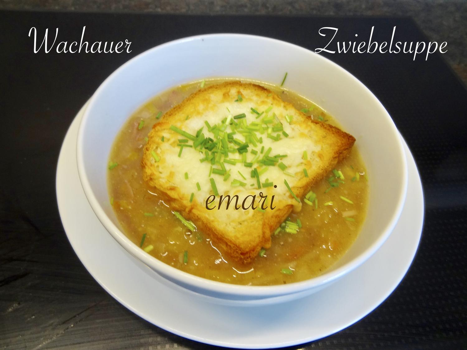 Wachauer Zwiebelsuppe - Rezept mit Bild - kochbar.de
