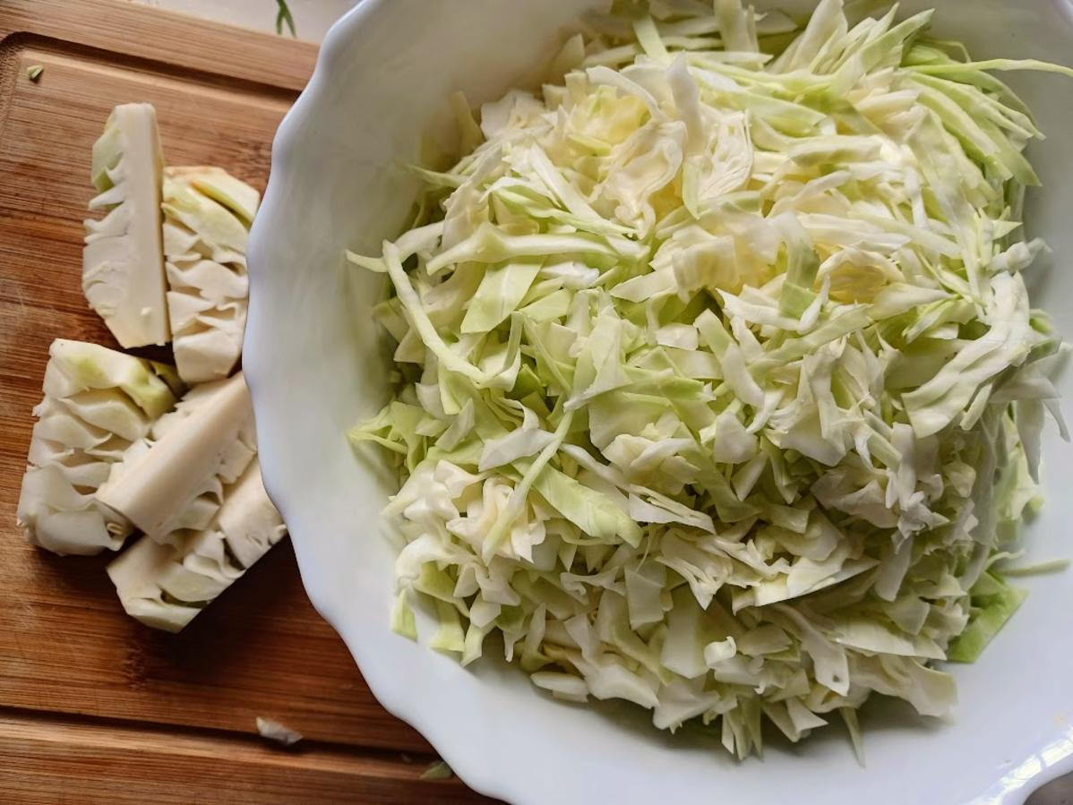 Kohlsuppe, sehr fein und schnell vorbereitet