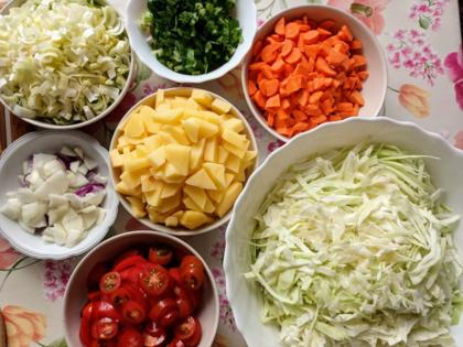 Kohlsuppe, sehr fein und schnell vorbereitet