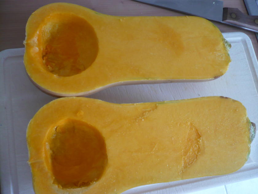 Butternut Kürbis gespickt - von rollimops