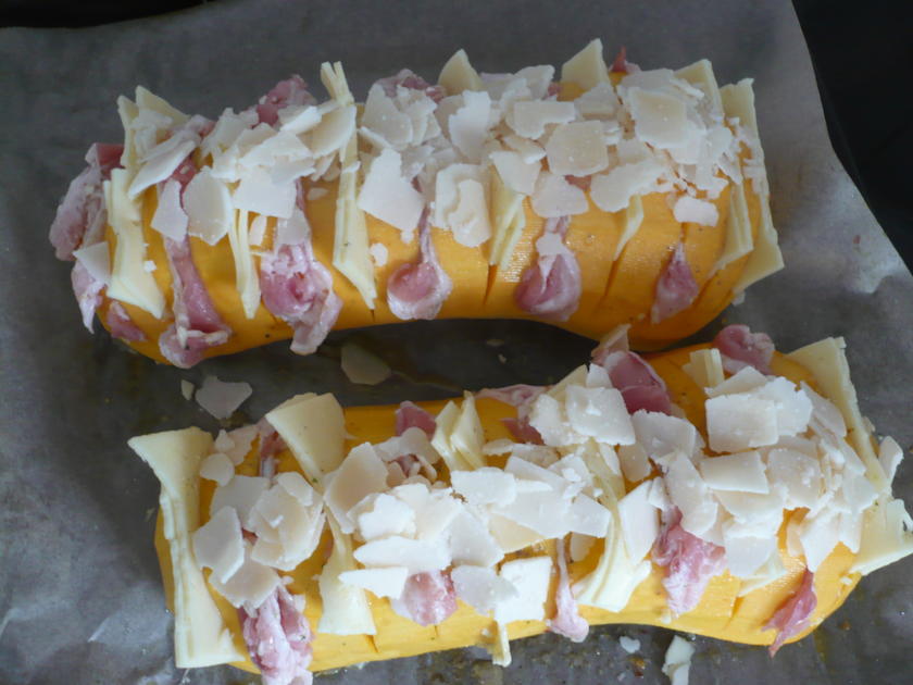 Butternut Kürbis gespickt - von rollimops