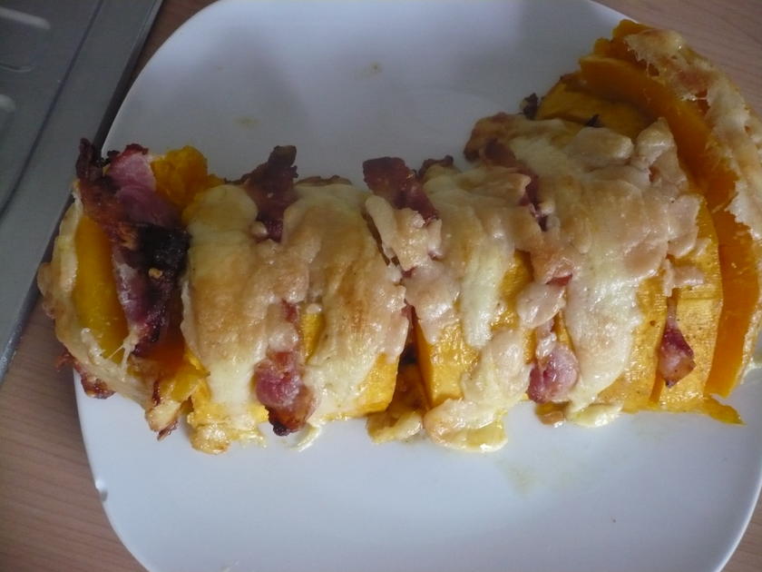 Butternut Kürbis gespickt - von rollimops