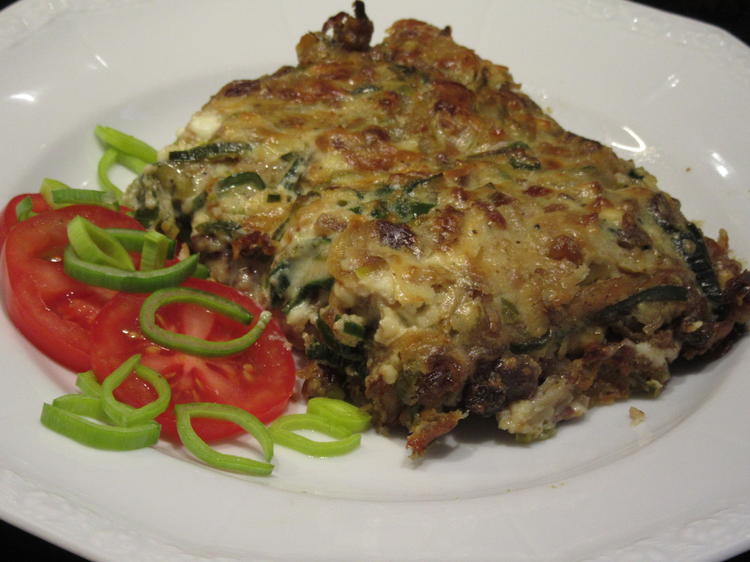 Pikantes Backen: Brotkuchen mit Lauch - einfach - von lunapiena