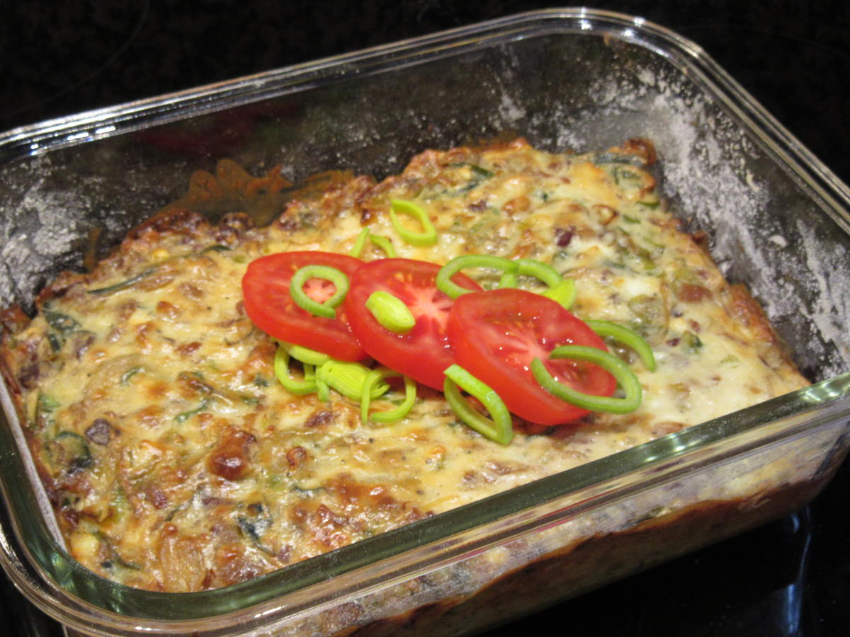 Pikantes Backen: Brotkuchen mit Lauch - einfach - von lunapiena