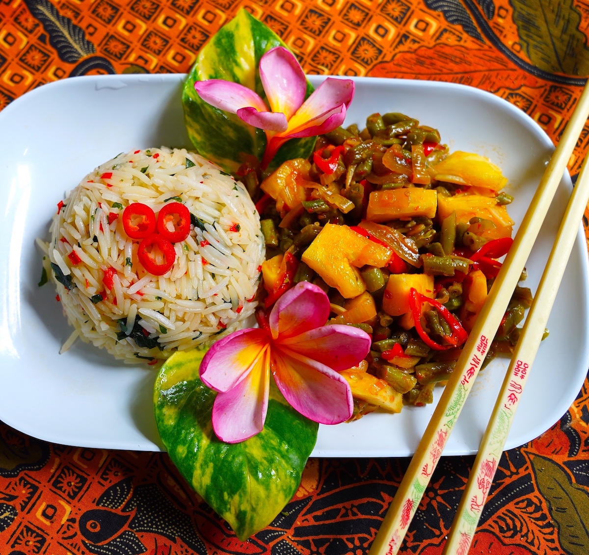 Cap Cay mit Mango und Mandarinreis - Rezept - kochbar.de