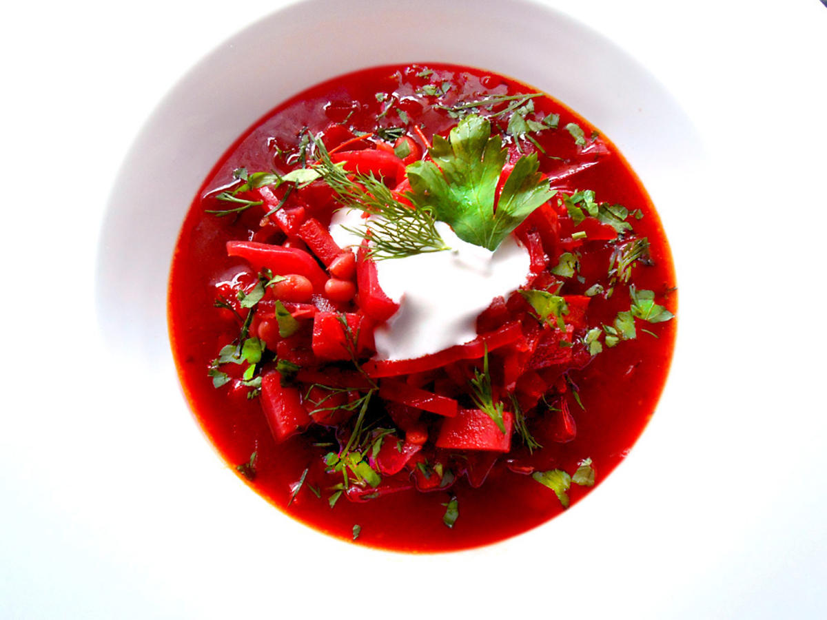 Borschtsch Ukrainischer Art - einfach - 98 kcal/100g