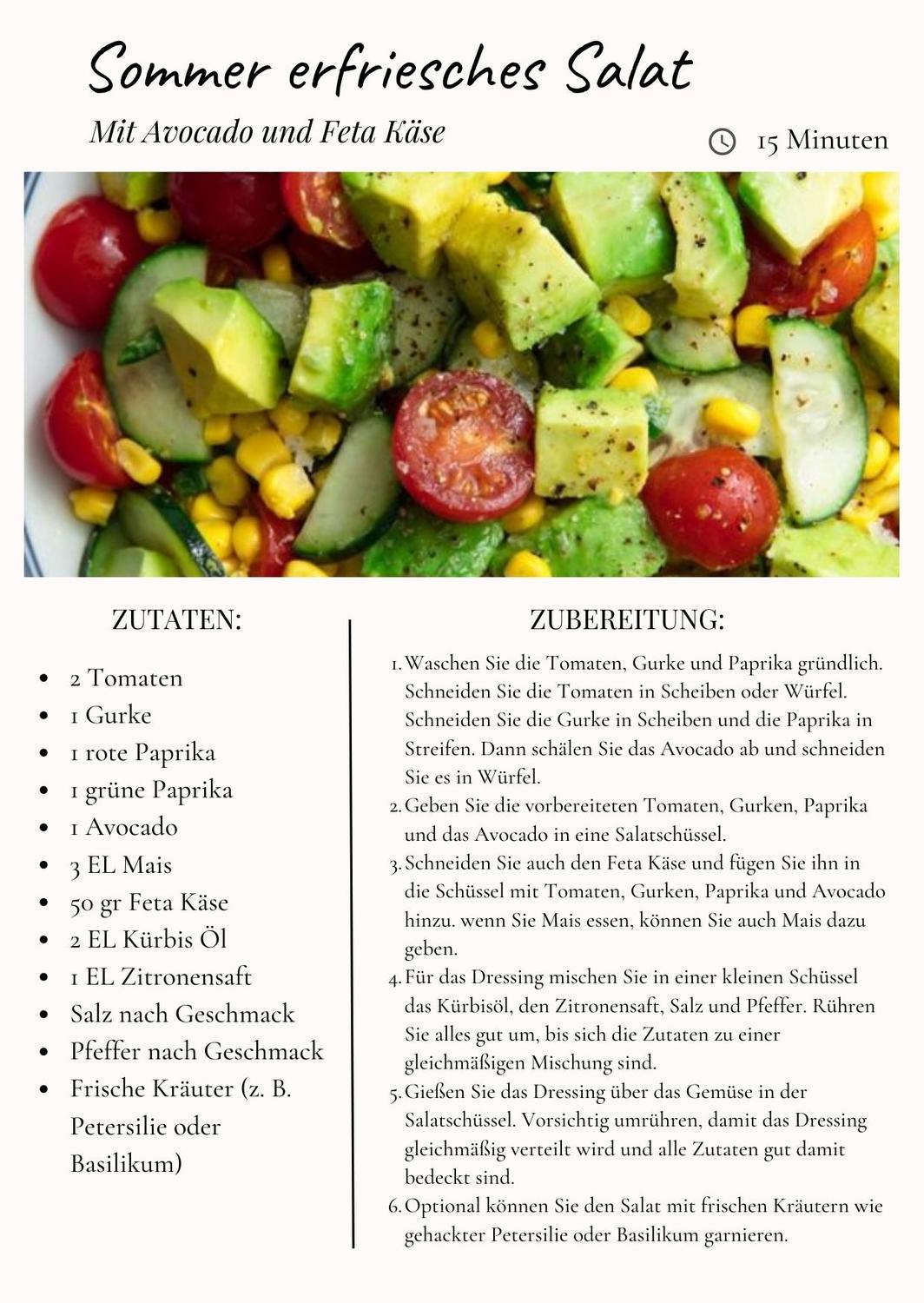 Sommer erfrisches Salt - Rezept mit Bild - kochbar.de