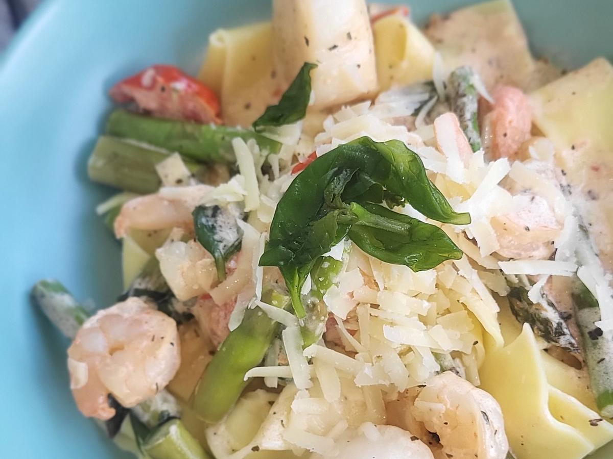 BiNe` S PASTA MIT JAKOBSMUSCHELN & SCAMPI - schnell & einfach - von ...