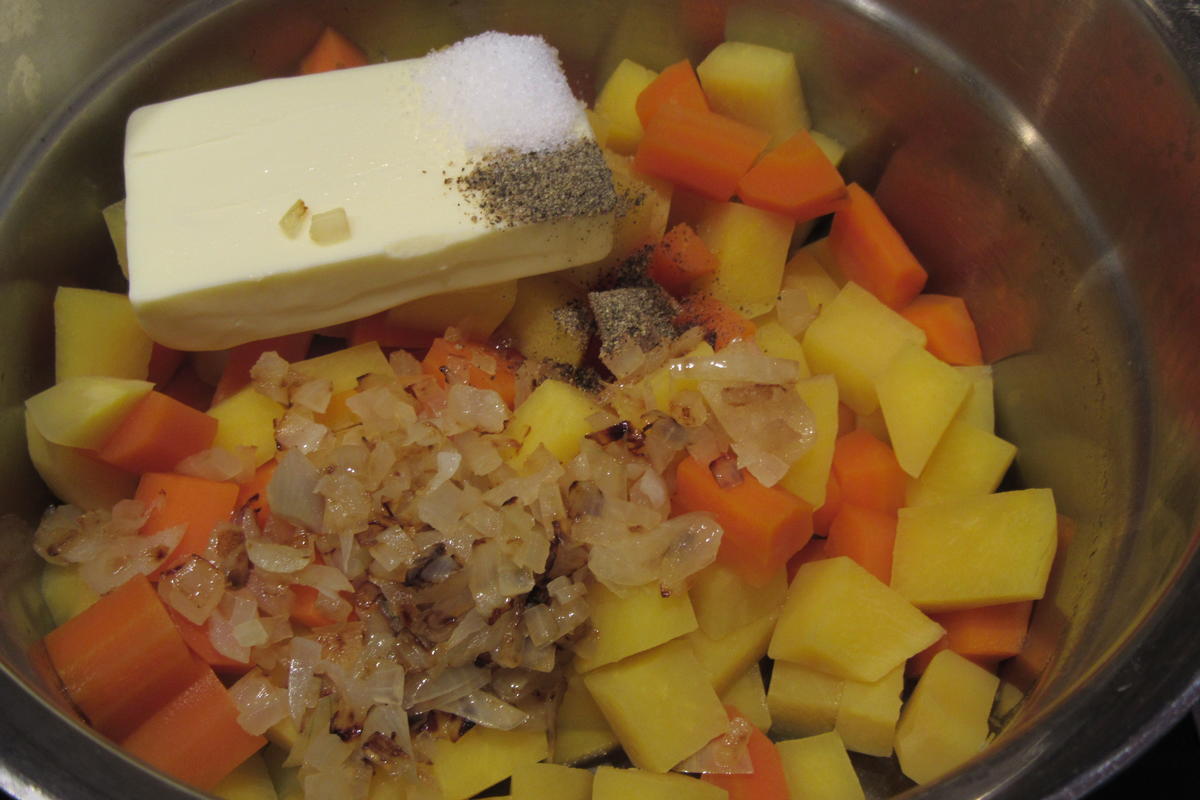 Gemüse: Steckrüben Karotten Püree - einfach - von lunapiena