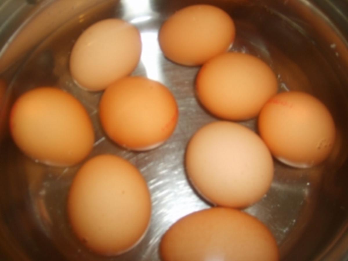 Gefüllte Eier - schnell - 126 kcal/100g