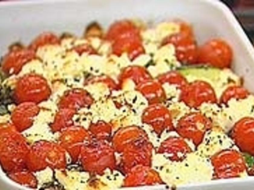 Feta Zucchini - schnell & einfach - 124 kcal/100g